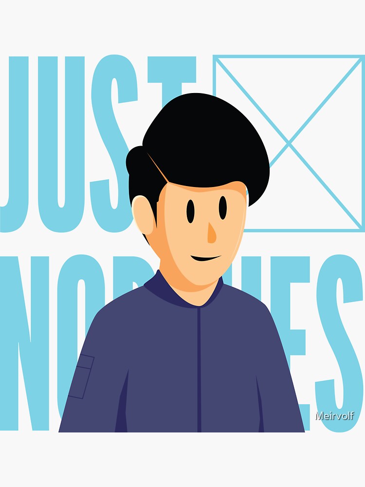 "Just Normies | Simple Style Illustration" Sticker for Sale by Meirvolf ...