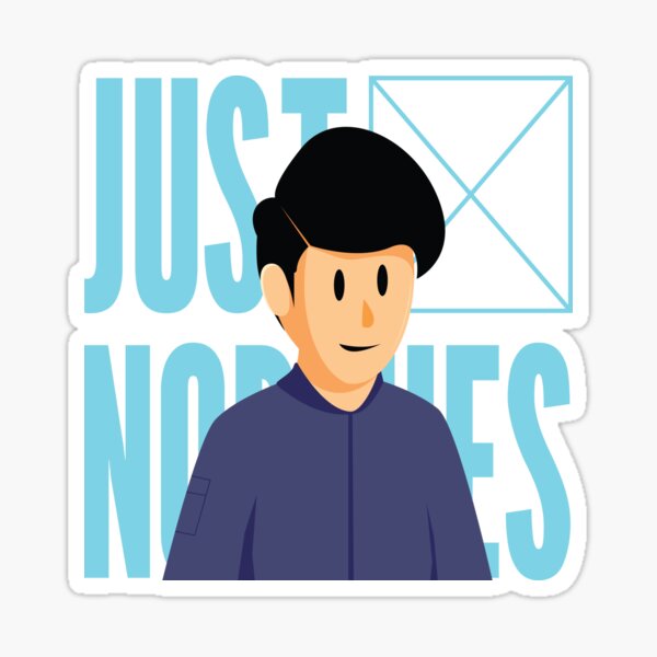 "Just Normies | Simple Style Illustration" Sticker for Sale by Meirvolf ...