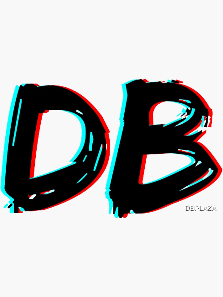 "Graffiti DB" Sticker for Sale by DBPLAZA | Redbubble