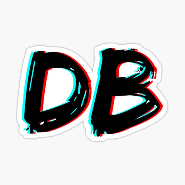"Graffiti DB" Sticker for Sale by DBPLAZA | Redbubble
