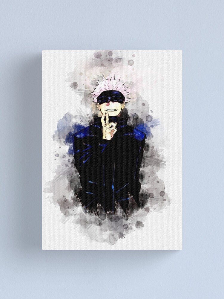 "Satoru Gojo - Jujutsu Kaisen (Watercolor Painting)" Canvas Print for ...