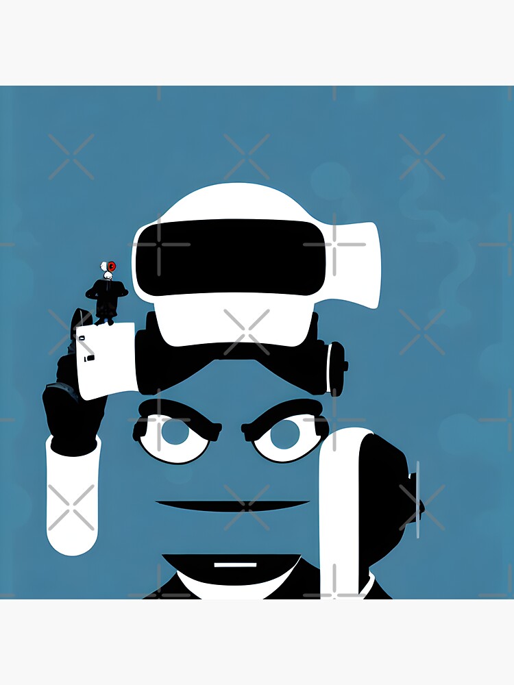 "VR headset" Sticker for Sale by ArtisticVlad | Redbubble