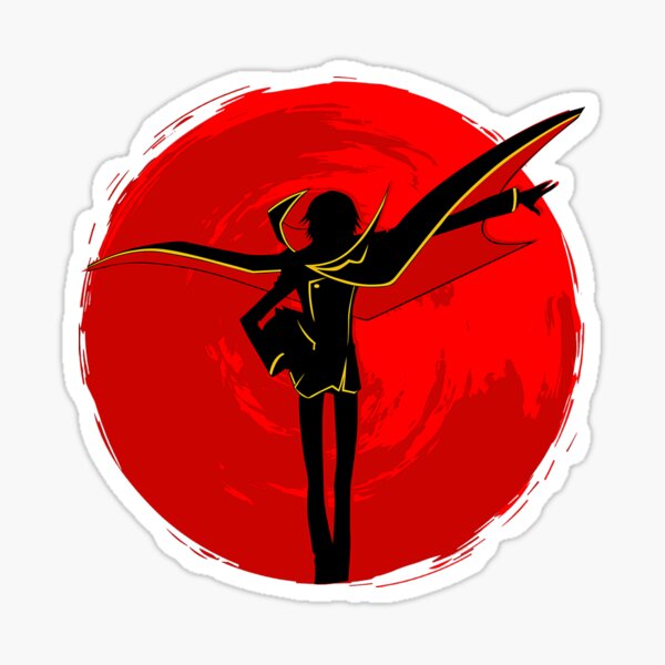 "Code Geass Zero sunset" Sticker for Sale by DorianGallo | Redbubble