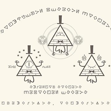 "BiLL CiPHER Summoning Ritual" Poster for Sale by cibokilley | Redbubble