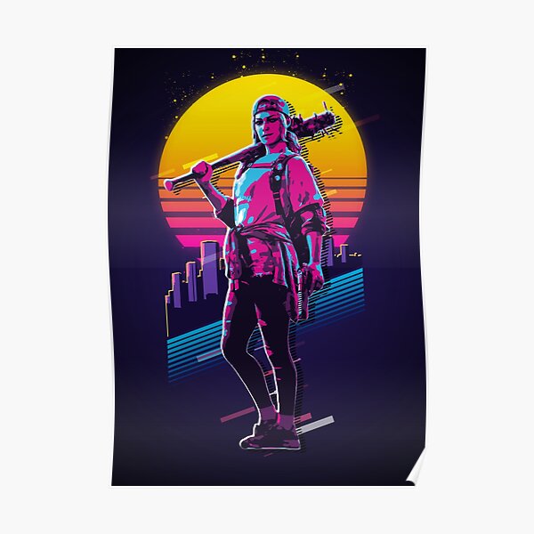 "Holly B4B (80s Retro)" Poster for Sale by MnA-Designs | Redbubble