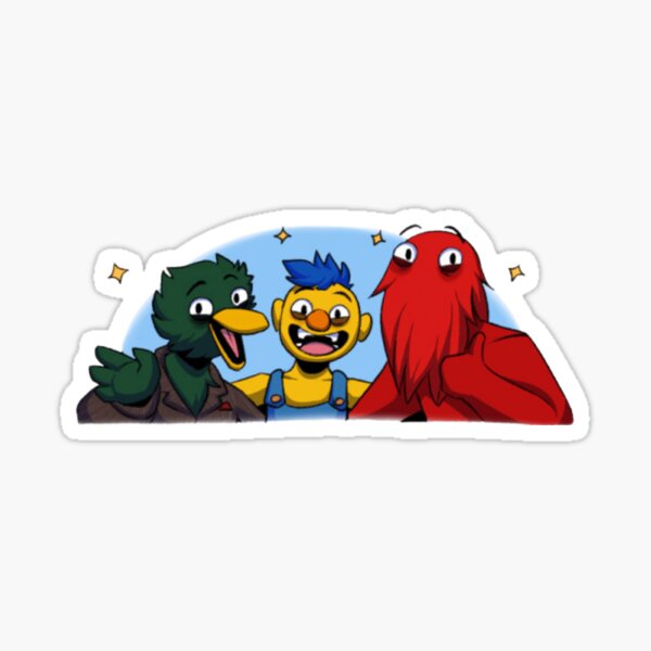 "dhmis guys - don't hug me im scared characters 2022" Sticker for Sale ...