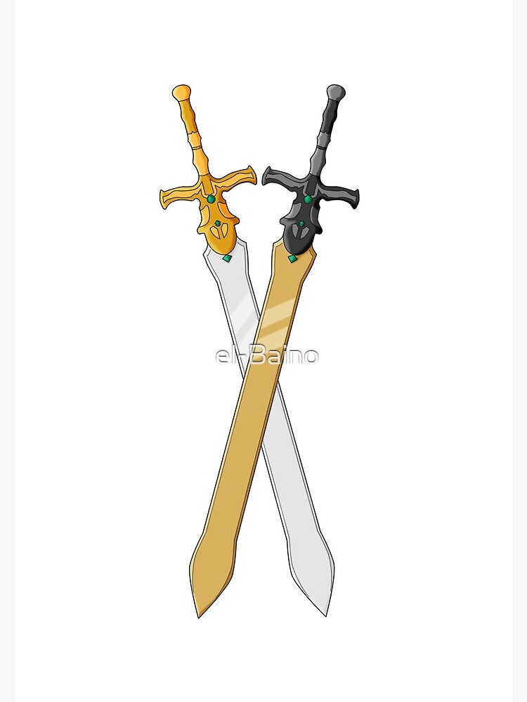 "Fire Emblem - Sister Swords Ragnell & Alondite " Spiral Notebook by el ...