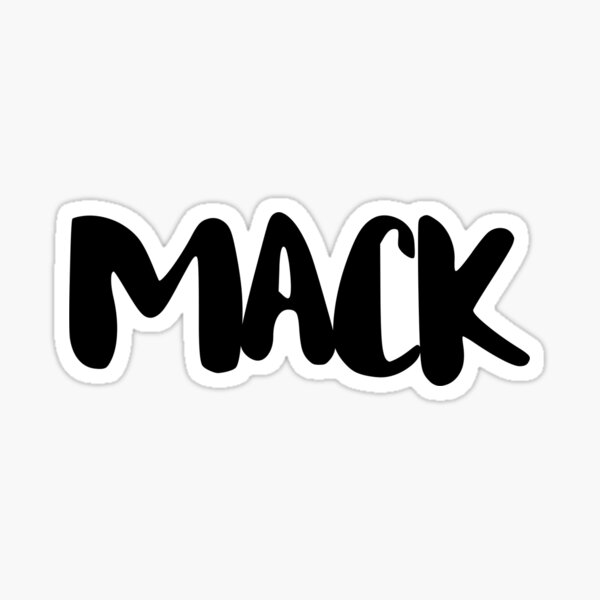 "Mack" Sticker for Sale by FTML | Redbubble