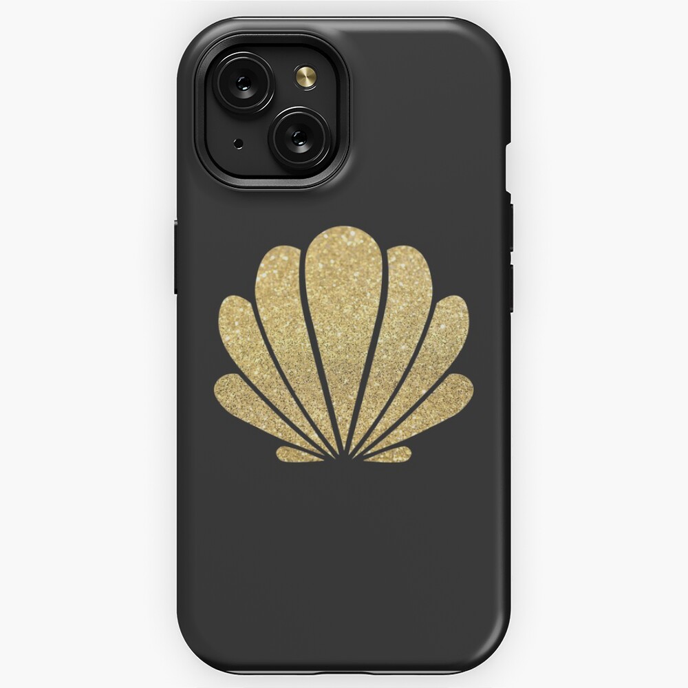 "Gold Sparkle Seashell" Sticker for Sale by mynameisliana | Redbubble