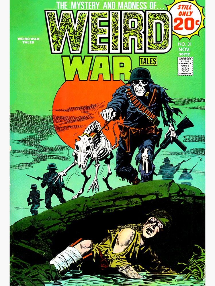 "Weird War nostalgia horror vintage" Sticker for Sale by DANIELCUNNING ...