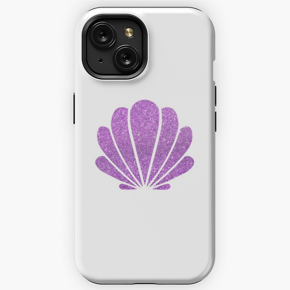 "Purple Sparkle Seashell" Sticker for Sale by mynameisliana | Redbubble