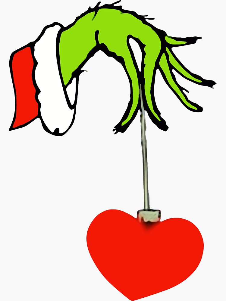"Heart Christmas" Sticker for Sale by BixenmanAngie | Redbubble