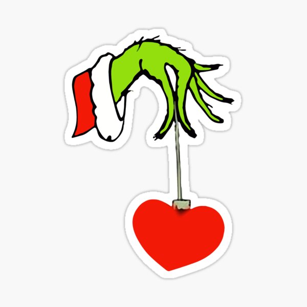 "Heart Christmas" Sticker for Sale by BixenmanAngie | Redbubble