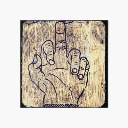 "Flip a finger, Middle finger, " Art Board Print for Sale by PicsByMi ...