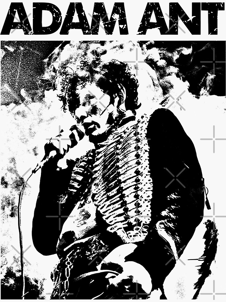 "Vintage Retro Male Adam Singer Ant Songwriter Gift Everyone" Sticker ...