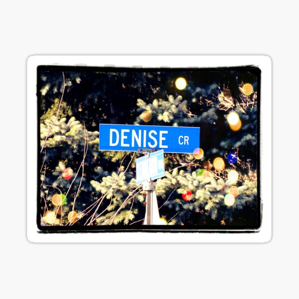 "Denise " Sticker for Sale by PicsByMi | Redbubble