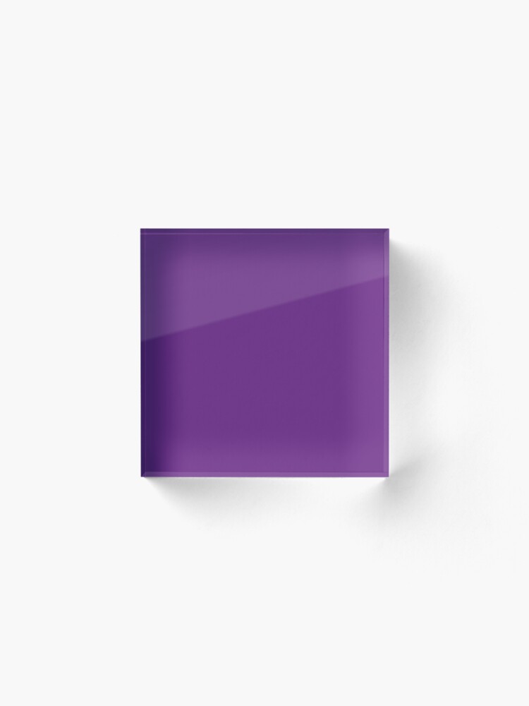 "Purple | Solid Color | " Acrylic Block for Sale by EclecticAtHeART ...