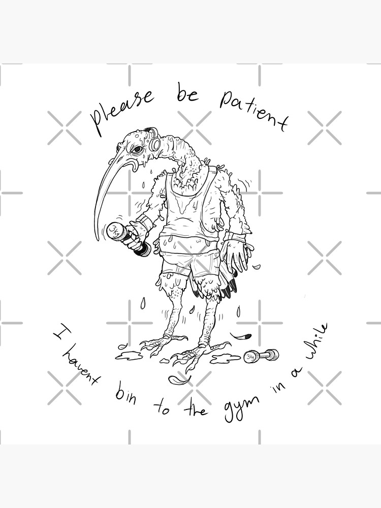 "Bin Chicken Gym" Poster for Sale by LukeRosenberg | Redbubble