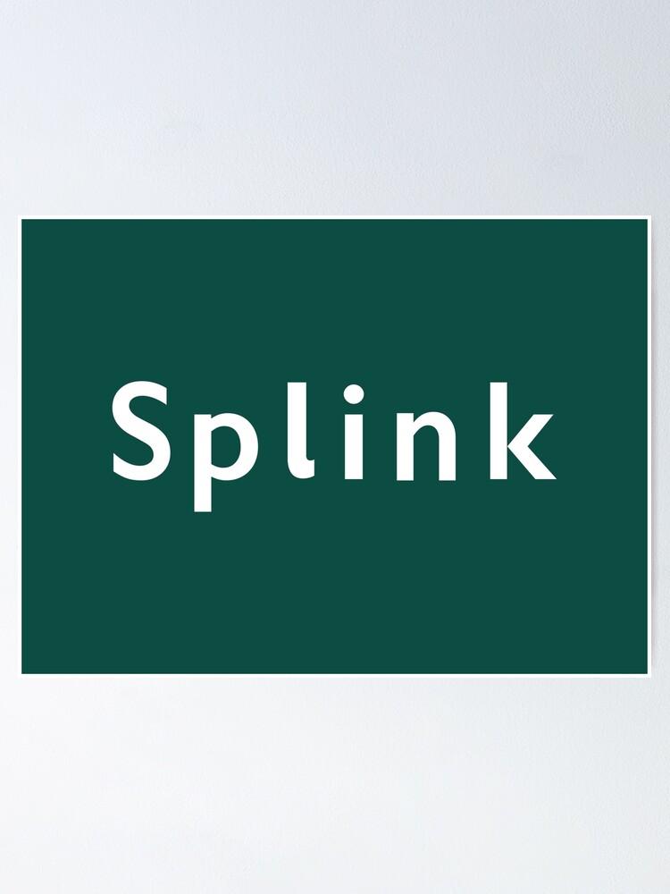 "Splink!" Poster for Sale by ChrisOrton | Redbubble