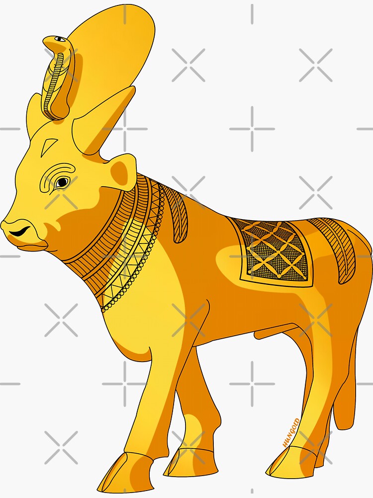 "Apis sacred bull ancient Egypt" Sticker by Hungold | Redbubble