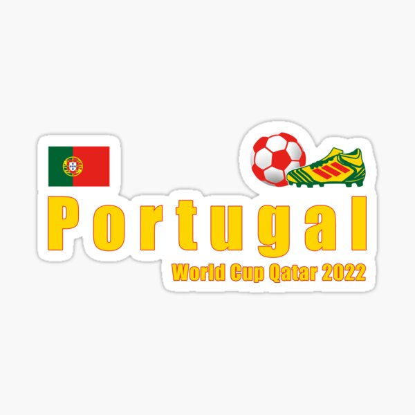 "FIFA World Cup 2022 Portugal" Sticker for Sale by kenuli | Redbubble