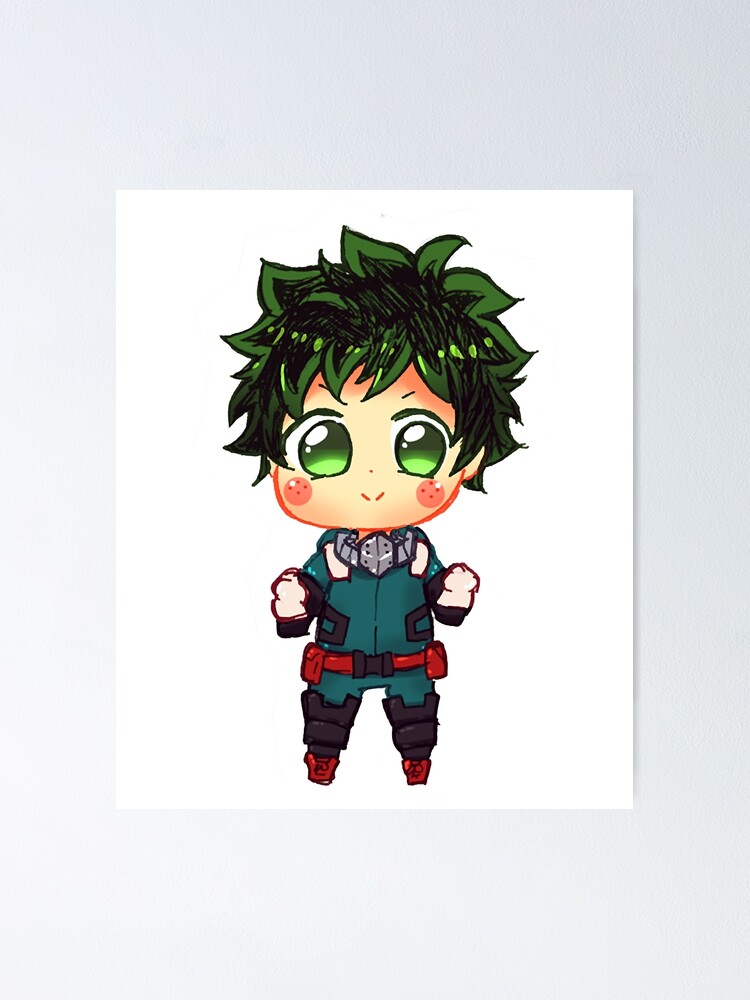 "Active Super Hero Super Power World Deku Cute Chibi Version My Hero ...