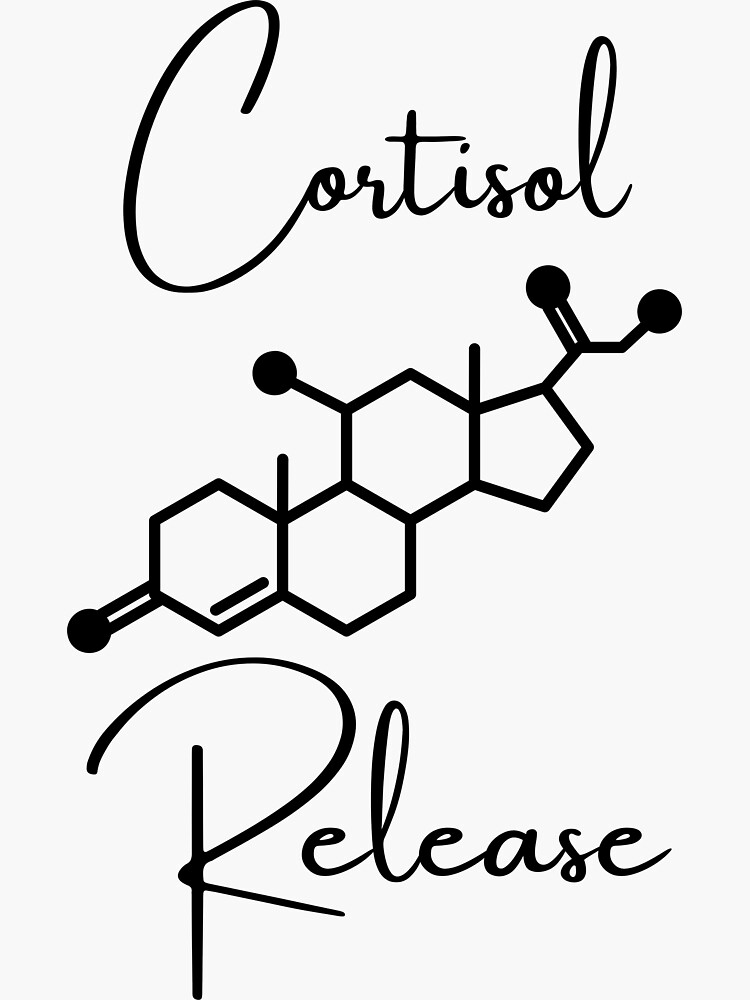 "Release Your Cortisol" Sticker for Sale by clearsleep | Redbubble