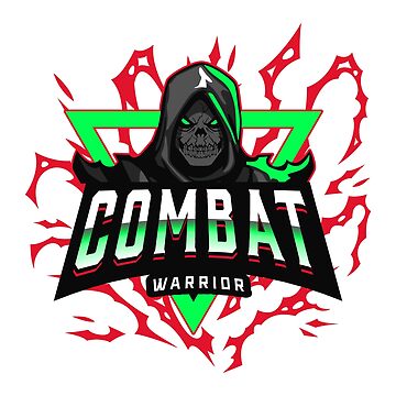"COMBAT WARRIOR GAMING LOGO" Sticker for Sale by SudeeshArt | Redbubble