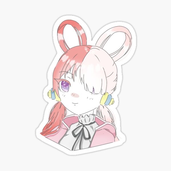 "Uta / One piece Red" Sticker for Sale by Pinkaii | Redbubble