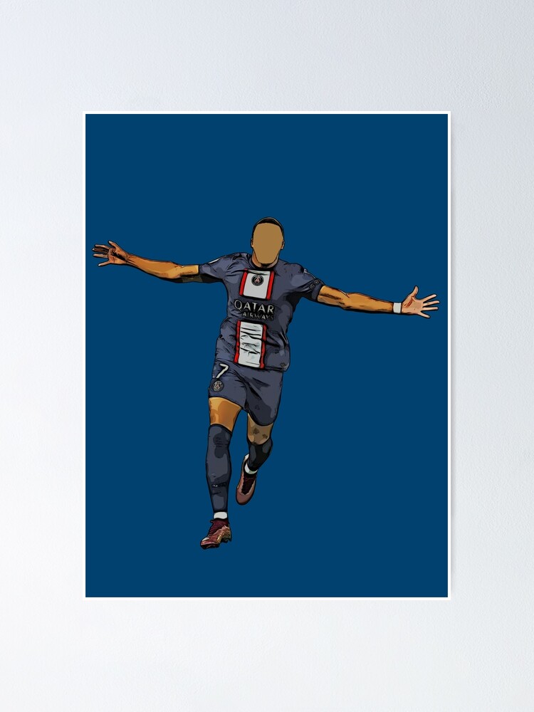 "kylian mbappe goal celebration" Poster for Sale by bruno-baldwin ...