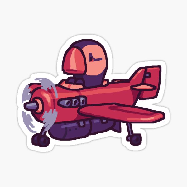 "Puffin Aircraft" Sticker for Sale by LeCapp | Redbubble