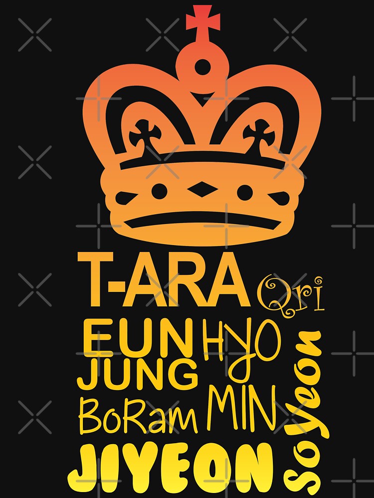 "T-ARA Member Names" T-shirt by Kimidesigns | Redbubble | t ara t ...