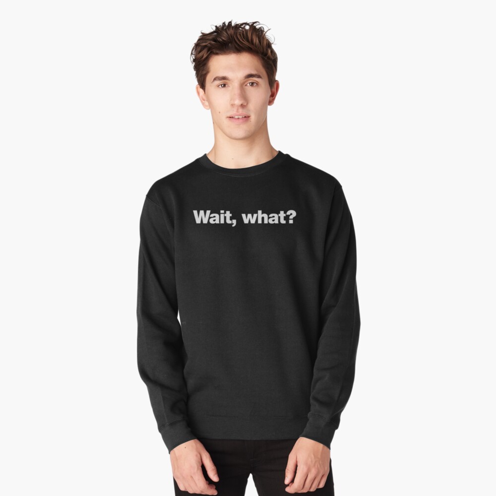 "Wait, what?" Sticker for Sale by chestify | Redbubble