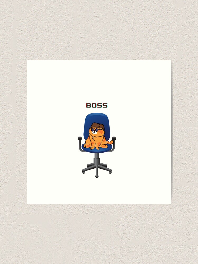 "happy BOSS'S DAY funny cat boss" Art Print for Sale by ONLYSPECIALONES ...