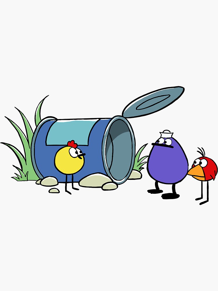 "Peep and the big wide world" Sticker for Sale by RAGE100 | Redbubble