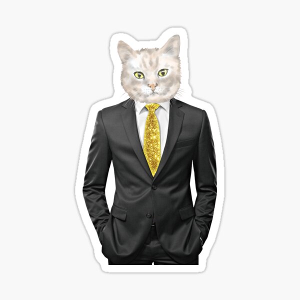 "happy BOSS'S DAY funny cat boss" Sticker for Sale by ONLYSPECIALONES ...