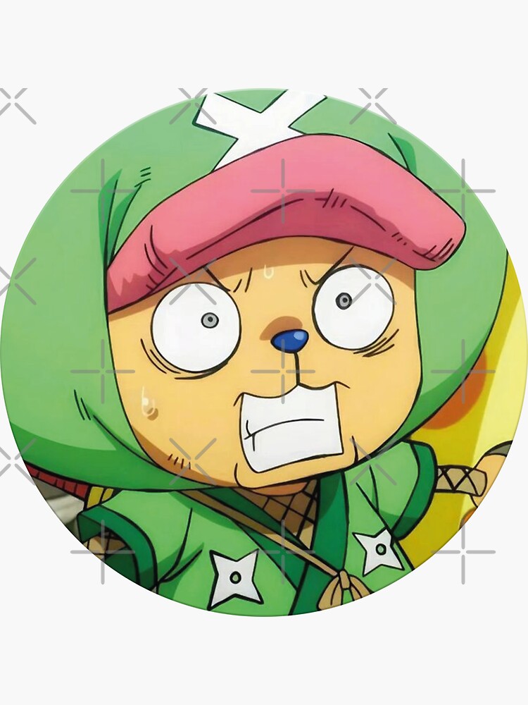 "samurai chopper from anime one piece" Sticker for Sale by Monsef212 ...