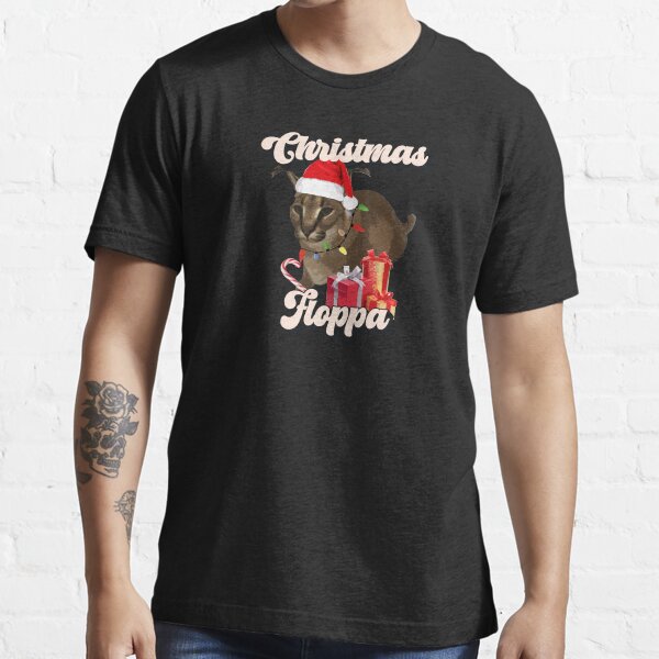 "Christmas Big Floppa Meme - Festive Caracal Big Cat Funny Meme Retro ...