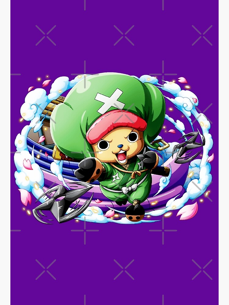 "samurai chopper from anime one piece" Poster for Sale by Monsef212 ...