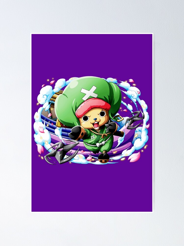 "samurai chopper from anime one piece" Poster for Sale by Monsef212 ...