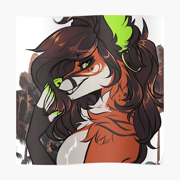 "Furry art, Furry fan, Anthro furry " Poster for Sale by ATTERBI ...