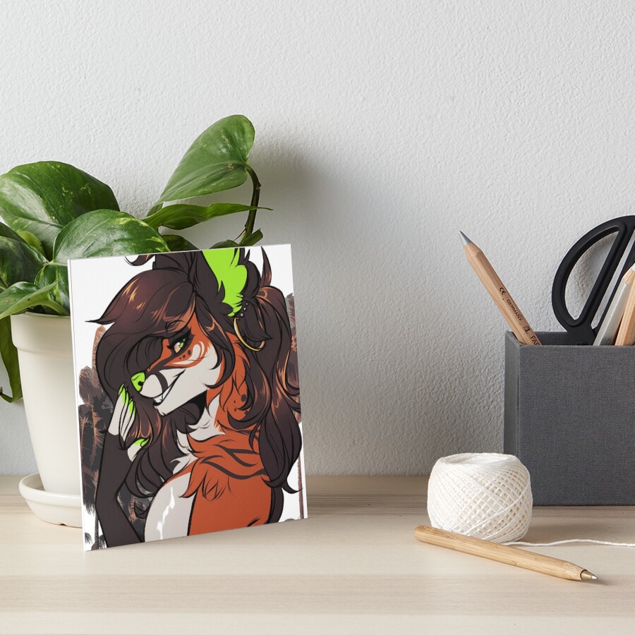 "Furry art, Furry fan, Anthro furry " Art Board Print for Sale by ...