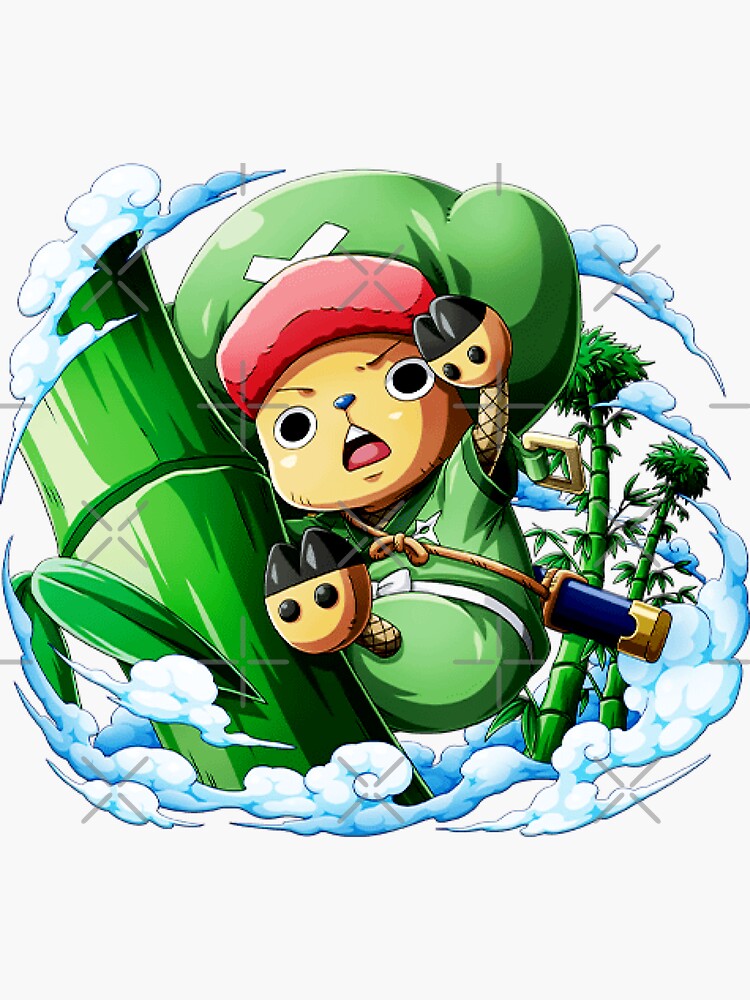 "samurai chopper from anime one piece" Sticker for Sale by Monsef212 ...