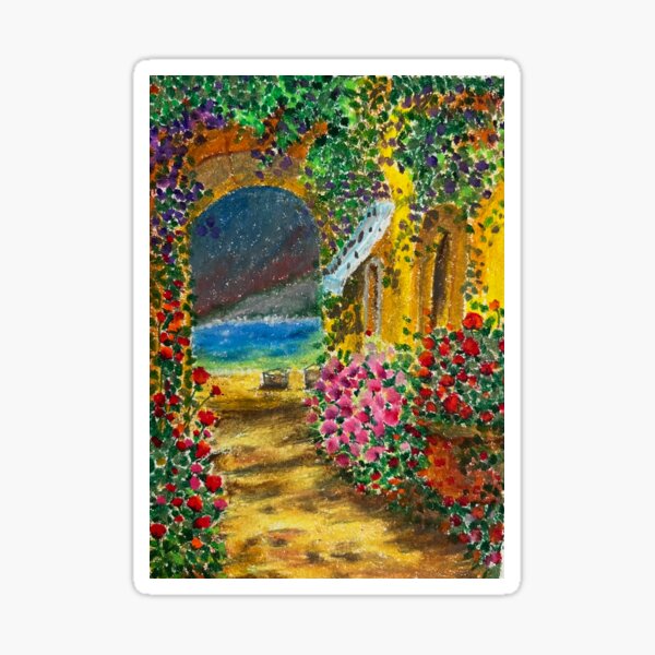 "Roses on the beach " Sticker for Sale by Puifai2489 | Redbubble
