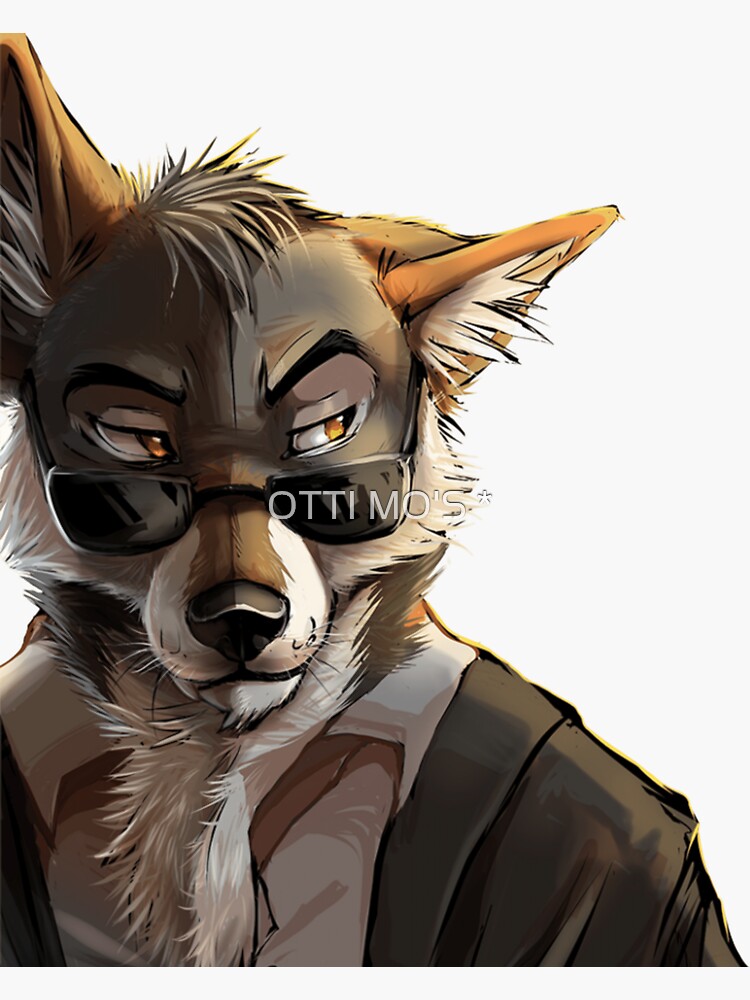 "Furry art, Furry fan, Anthro furry " Sticker for Sale by ATTERBI ...