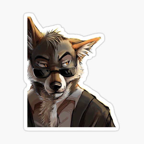 "Furry art, Furry fan, Anthro furry " Sticker for Sale by ATTERBI ...
