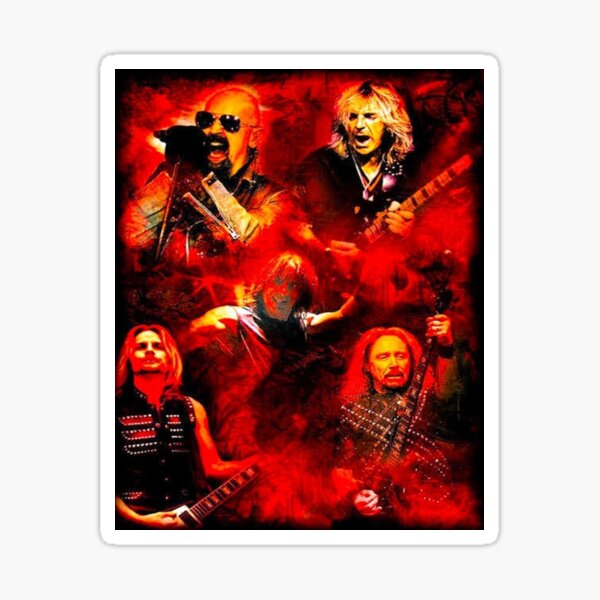 "judas priest" Sticker for Sale by Helzarbar | Redbubble