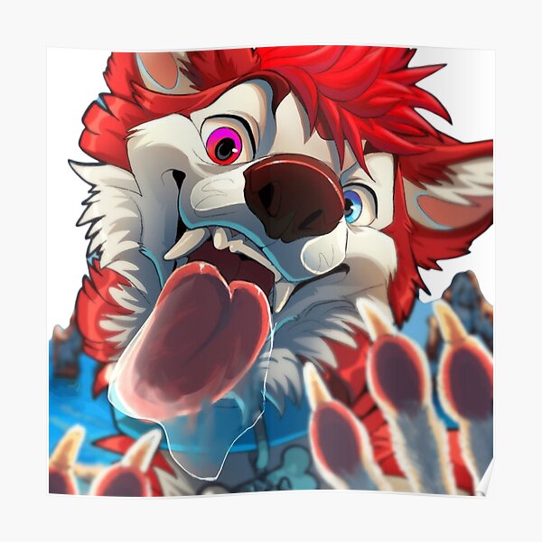 "Furry art, Furry fan, Anthro furry " Poster for Sale by ATTERBI ...