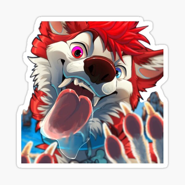 "Furry art, Furry fan, Anthro furry " Sticker for Sale by ATTERBI ...