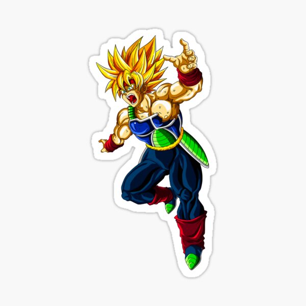 "Bardock" Sticker for Sale by SatourHM | Redbubble